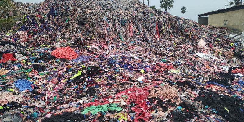 Mix Cotton polyester cloth WASTE, for Industrial, Oil Cleaning, Pattern ...