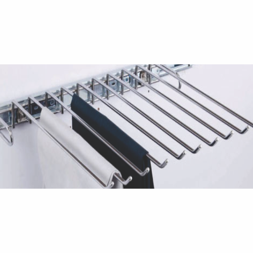 Rectangular Polished Metal Wardrobe Trouser Pull Out, Color : Grey at ...