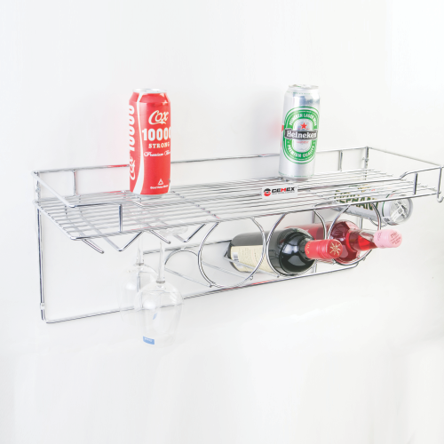 Non Polished Stainless Steel Bar Rack, Mounting Type : Wall Mounting ...