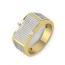 Gold Polished Mens Croma Ring, Occasion : Wedding at Best Price in ...