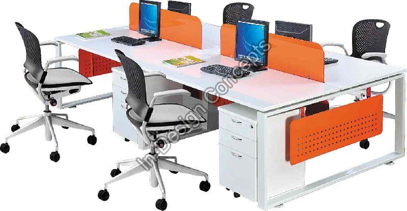 Designer Desking System, Material : Table Top 25mm Thk Prelam Particle ...