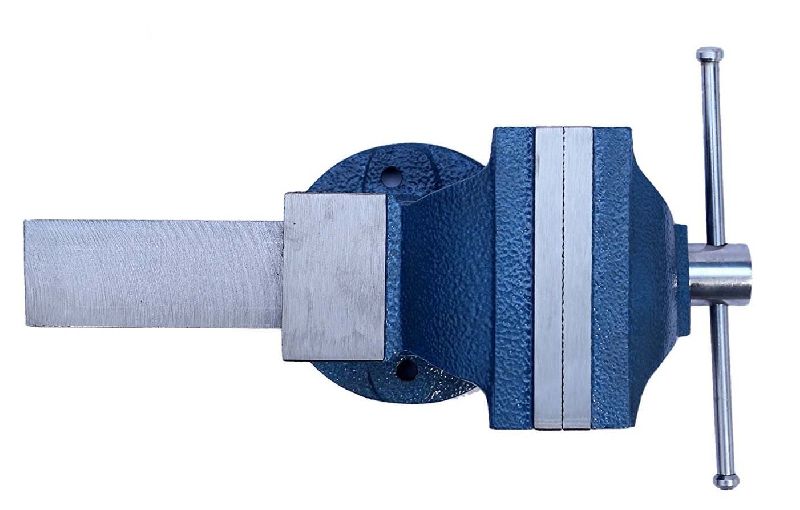 PAHAL Cast Iron Bench Vice Heavy Structure (Blue, 100mm Size) - PAHAL ...