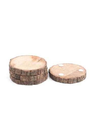 Wood Log Coaster, Shape : Round at Rs 35 in Saharanpur - ID: 6123196 ...