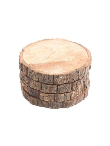 Wood Log Coaster, Shape : Round at Rs 35 in Saharanpur - ID: 6123196 ...