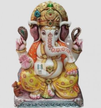 Marble Ganesh Murti In Pure White Marble at Rs 7000 in Jaipur - ID: 5958079