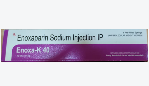 Enoxa-k 40 Enoxaparin Sodium Injection IP, Packaging Type : Box at Rs ...