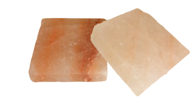 Rectangular Himalayan Pink Rock Salt Slices/Tiles, Style : Common ...