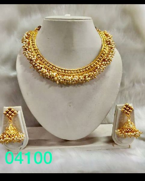 Micro Gold Necklace Set, Purity : 18crt, Occasion : Engagement, Gift ...