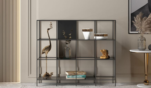 Matt Black Grid Console Table at best price INR 17,599 / Piece in New ...