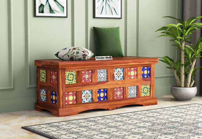 Sheesham Wood Trunk Box at Rs 15,999 / Piece in New Delhi | Wooden ...