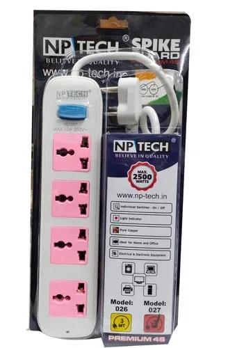 4 Socket Spike Guard, INR 280 / Piece by Bharat Sons from Jabalpur Madhya Pradesh | ID - 6602382