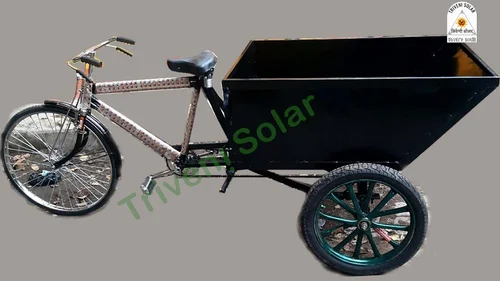 Garbage Cycle Rickshaw, Color : Black at Rs 17,500 / Piece in Allahabad ...
