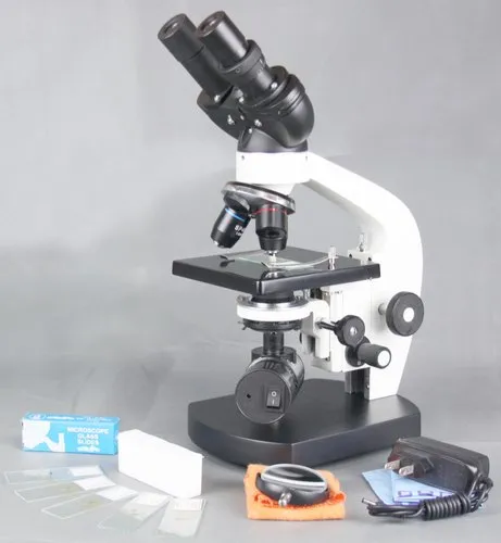 Laboratory Microscope, Power : .5 w, Color : black wihte - Radical ...