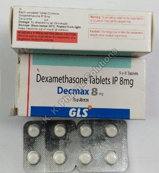 Decmax 8mg Tablets at Rs 75 / Pack in Mumbai | K. K. Pharma Solutions