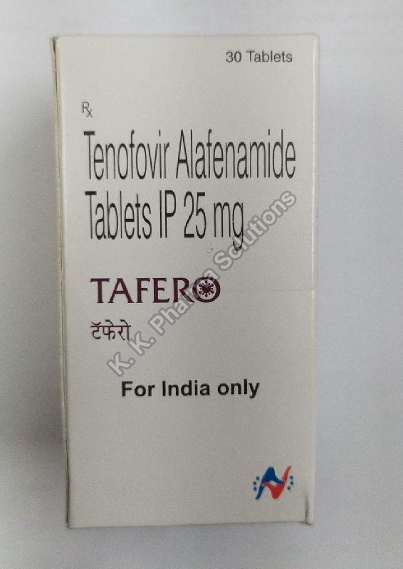 Tafero 25mg Tablets, INR 1,050 / Pack by K. K. Pharma Solutions from ...