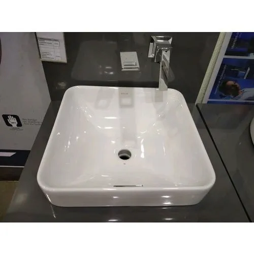 Rectangular Ceramic Grohe Wash Basin, Color : White at Rs 5,970 / Piece ...