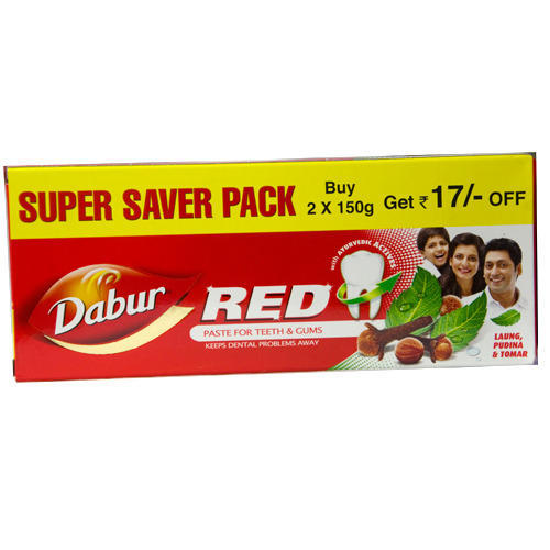 Dabur Red Toothpaste, INR 106.50 / Piece by Shri Shiv Gopal Trading ... Dabur Red Toothpaste, INR 106.50 / Piece by Shri Shiv Gopal Trading ...