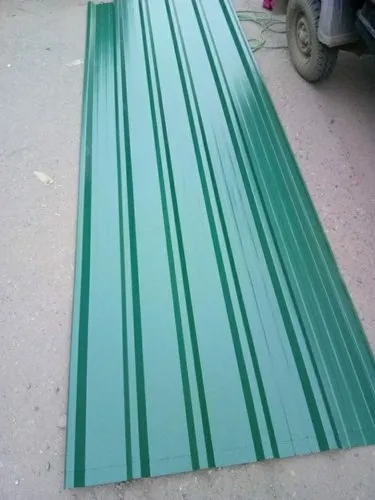 Color Coated Steel JSW Metal Roofing Sheet, Color : Blue - A.k. Ispat ...
