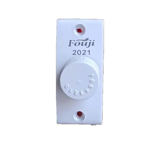 PVC Fan Regulator, Color : White - Sahu Traders