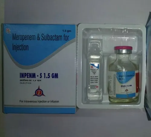 Meropenem Sulbactam Injection, Packaging Type : Vial - A.b ...