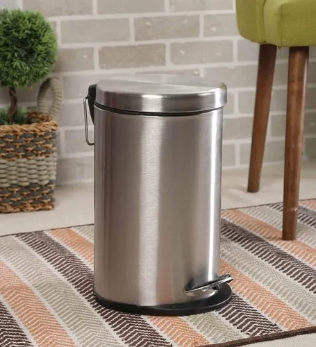 Stainless Steel Dustbin at best price INR 250 / Piece in Chennai Tamil ...