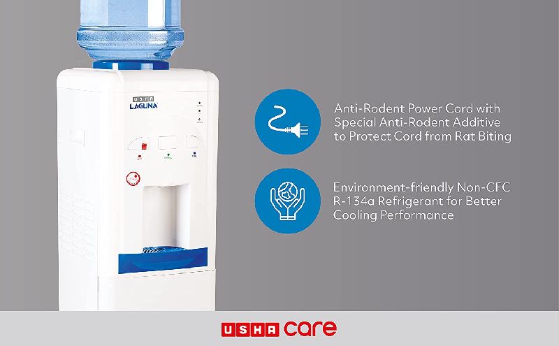 USHA LAGUNA 63HNCFS3T10S FLOOR STANDING WATER DISPENSER ( SUITABLE WITH ...