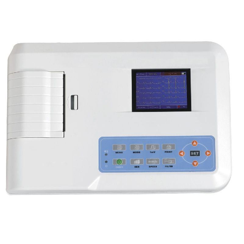 ECG 300 Electrocardiograph Machine, Driven Type : Electric - Rajneel ...