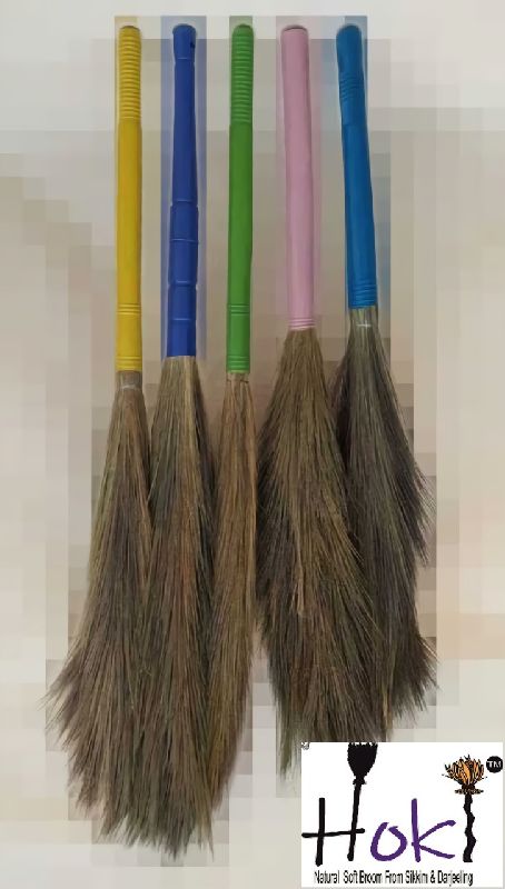 PVC Natural Soft Grass Broom, for Cleaning, Feature : Flexible, Height ...