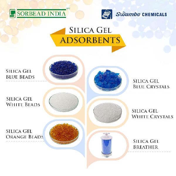 Silica Gel Desiccant Moisture Absorbing Beads By Sorbead India From 
