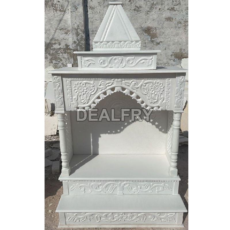 white indian marble pooja temple, Shape : Square, INR 9,999INR 1.50 ...