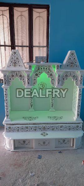 White Indian Marble Pooja Temple For Home, Marble Type : Slab, INR 9 ...