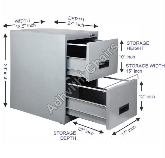 Rectangular Polished Stainless Steel file cabinets, for Office, Feature ...