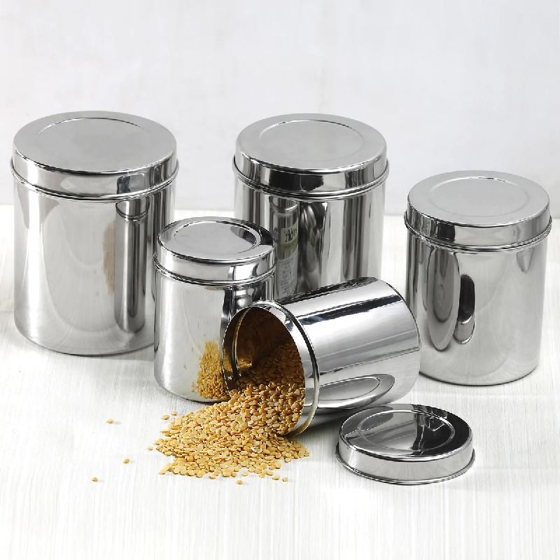 10x12 Stainless Steel Deep Dabba Set 10X14 Stainless Steel Deep Dabba ...