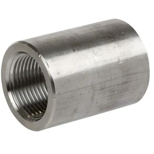 Round Polished Metal Threaded Full Coupling, for Structure Pipe ...