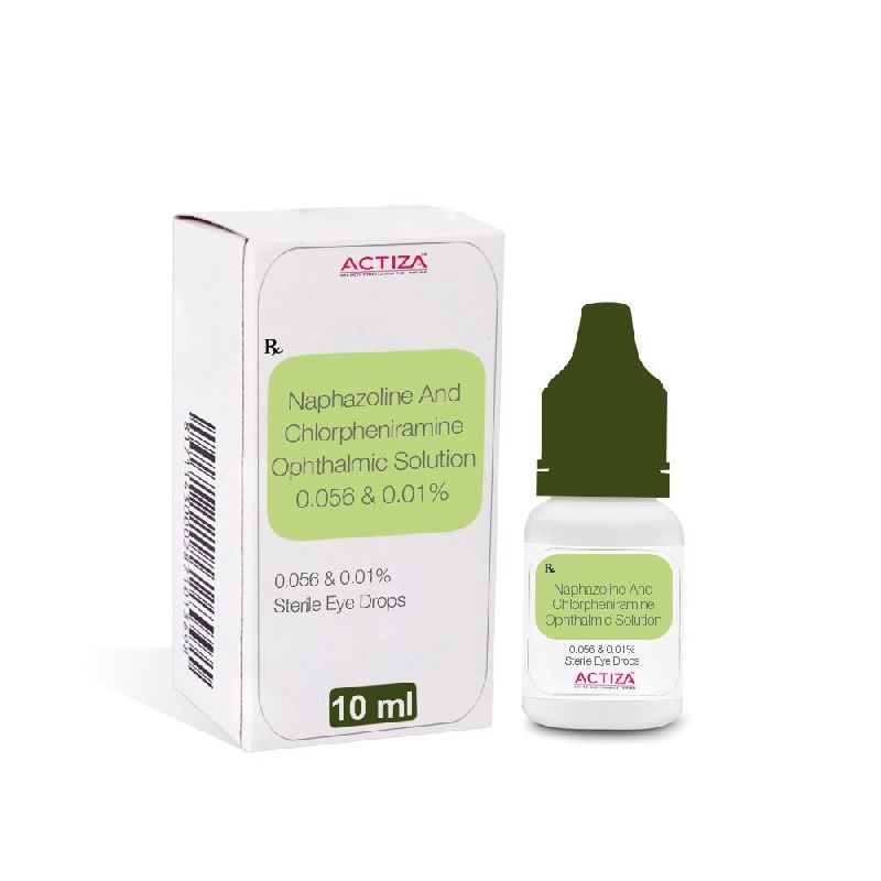 Naphazoline And Chlorpheniramine Antiallergics, Form : Ear drops at ...