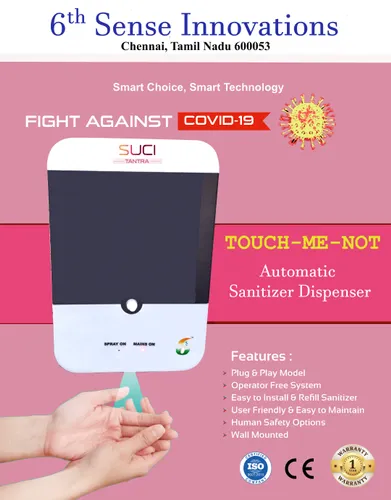 Automatic Hand Sanitizer Dispenser at best price INR 6,500 / Piece in ...