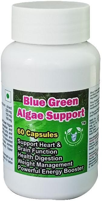 Blue Green Algae Support Capsule - 60 Capsules at Rs 602 / ONE in Bhubaneswar | TONGA HERBS