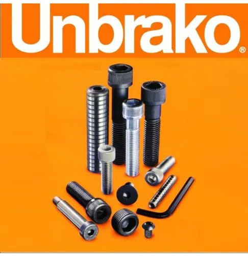 Iron Unbrako Metal Fastener, for Hardware Fitting, Grade : 8.8, 10.9 at ...