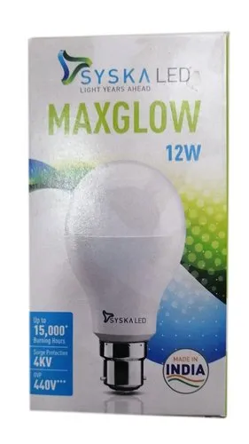 Syska LED Bulb at Rs 150 / Piece in Kaithal | Dhamija Electric & Gen. Store