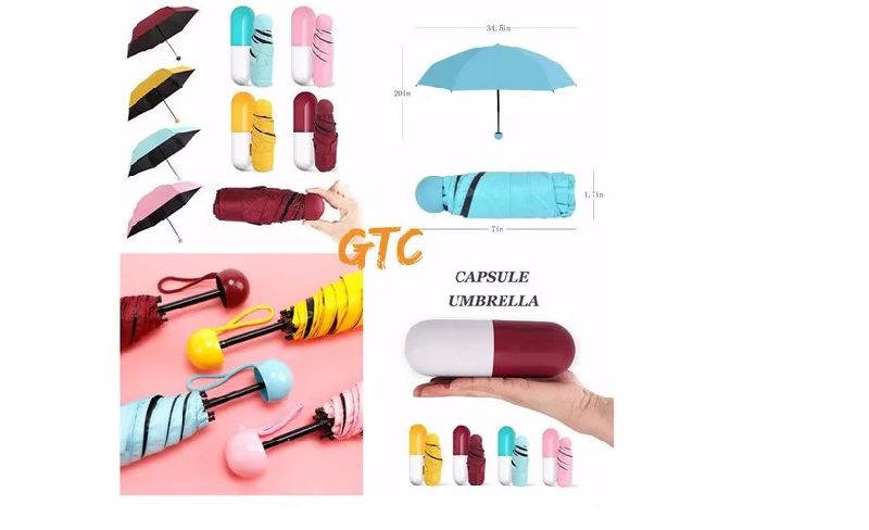 Capsule Umbrella at best price INR 215 / Piece from Gtglobal Trade India Private Limited | ID ...