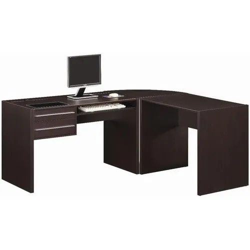 L Shaped Wooden Computer Table, Color : Brown at Rs 10,000 / Piece in ...