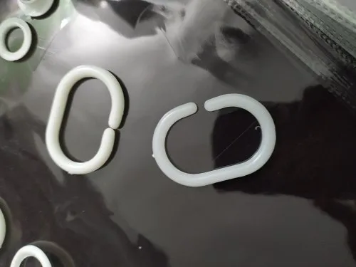 White Plastic Curtain Rings - Rohit International, New Delhi, Delhi