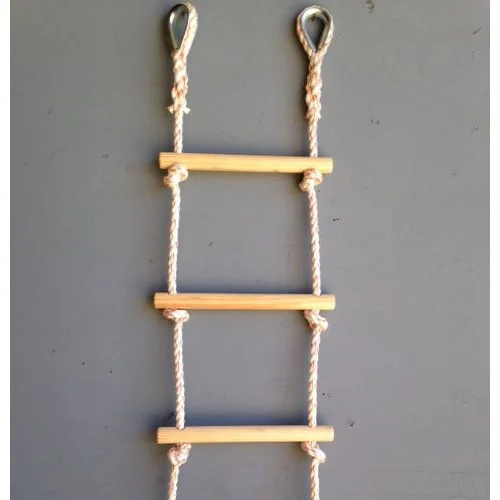 Wooden Rope Ladders, Material : Wooden, PE(Rope) at best price INR 200 ...