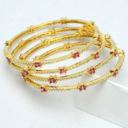 Ruby Bangle, Type : Traditional, INR 1,400 / Pair by Sneha Creations ...