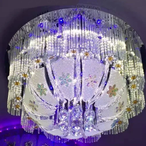 LED Crystal Chandelier - Moon Light Traders, Firozabad