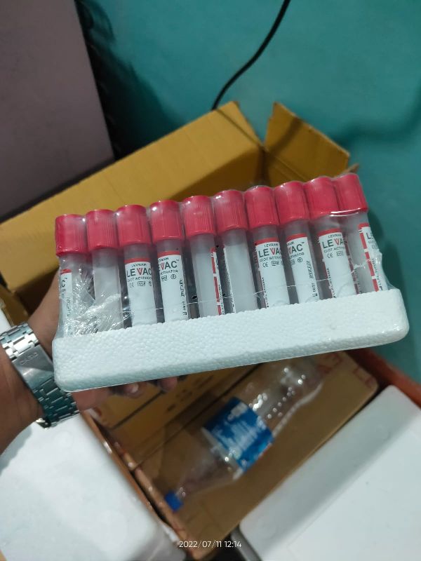 Vacuum Blood Collection Tube, Application : Filling at best price in ...