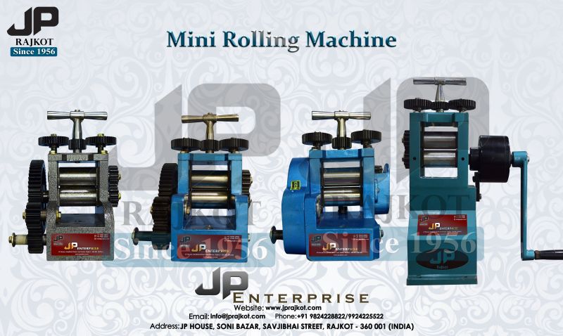Cast Iron Hand Operated Polished Jewellery Mini Rolling Machine ...