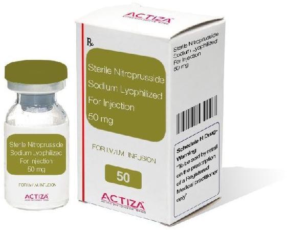 Sterile Nitroprusside Sodium Lyophilized Injection at Best Price in ...