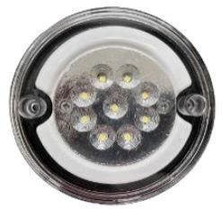 White LED Round DRL Reverse Lamp, for Automobile, Commercial, Technics ...