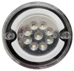 White LED Round Reverse Lamp with DRL, for Automotive, Commercial ...